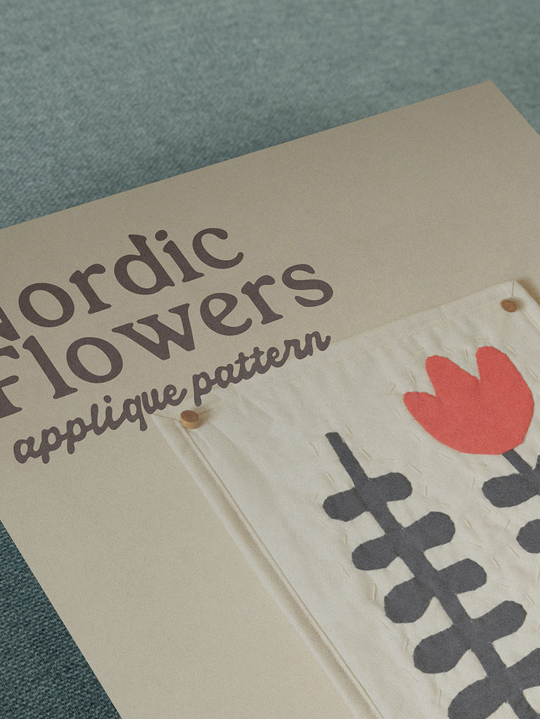 Nordic Flowers Needle Turn Applique Pattern – it's all in the stitch